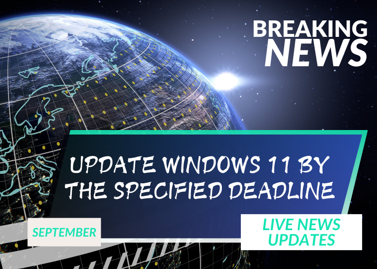 Reminder: Update Windows 11 by the specified deadline. | HUB Technology ...